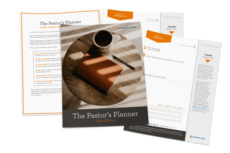 2024 Pastor’s Planner: Lead Your Ministry Effectively